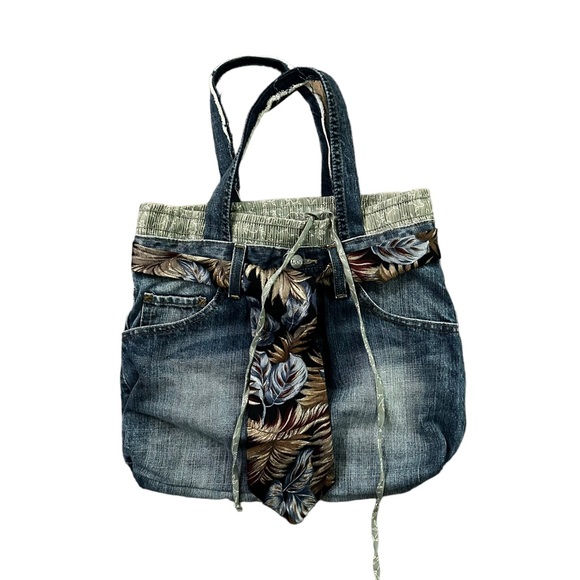 Bags | Handcrafted Denim Jean Handbag | Poshmark